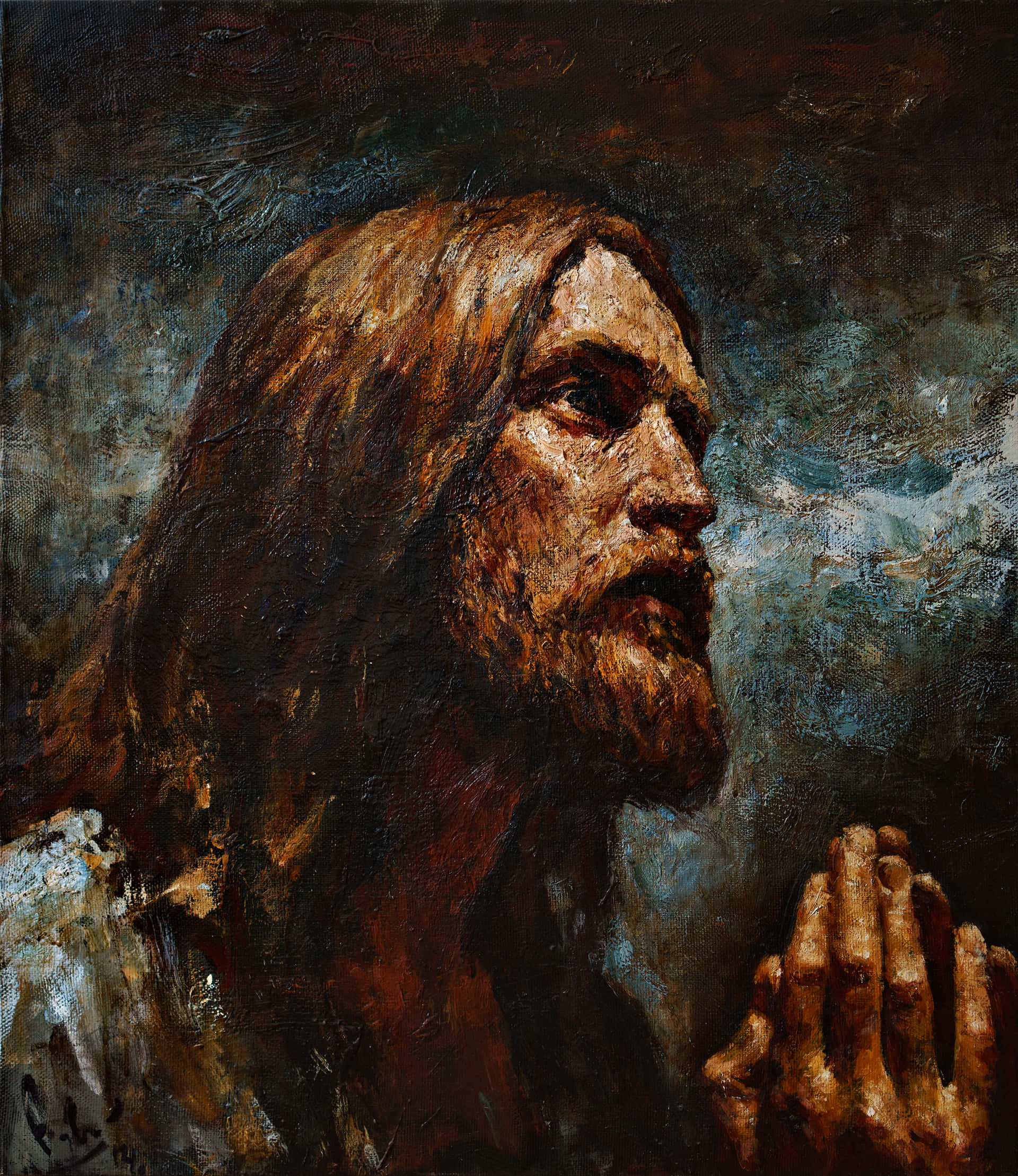 🔥 Free Download Jesus Praying Wallpaper by @jbaxter43 | WallpaperSafari