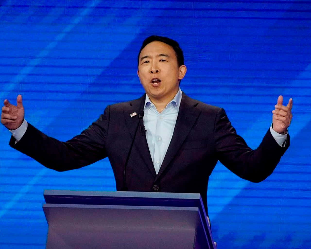 🔥 Free Download Andrew Yang Campaigning Wallpaper by @lmcclain ...