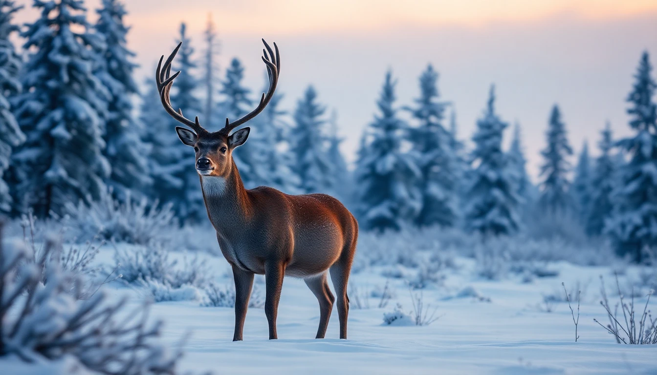 🔥 Free Download Winter Deer Wallpaper Background by @ejohnson53 | WallpaperSafari