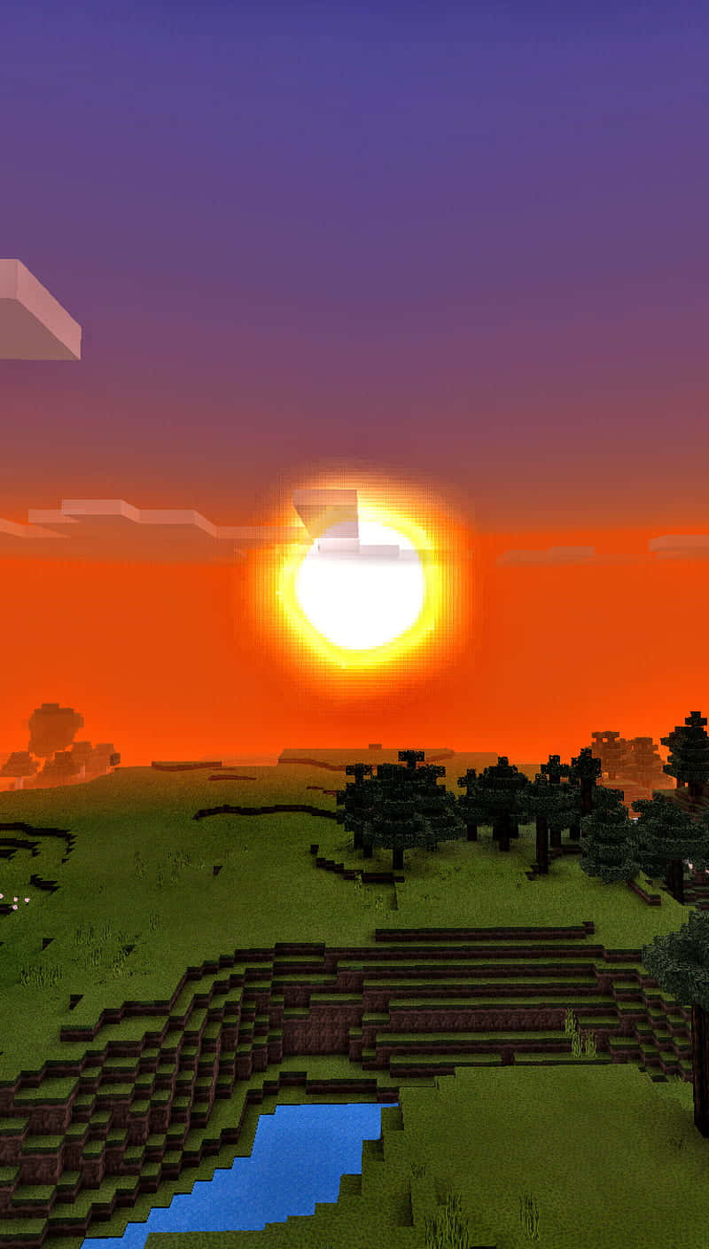 🔥 [40+] Minecraft Sunset Wallpapers | WallpaperSafari