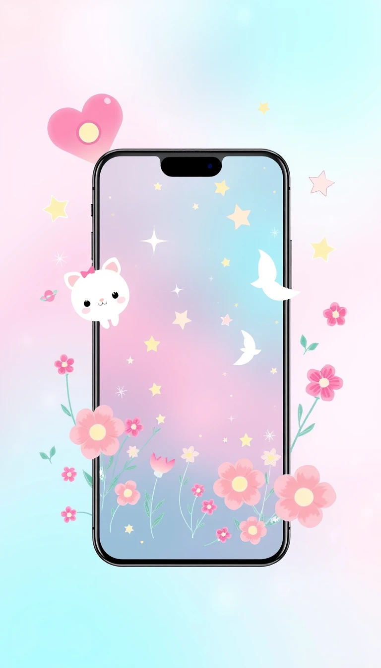 🔥 [70+] Cute Phone Wallpapers for Girls | WallpaperSafari