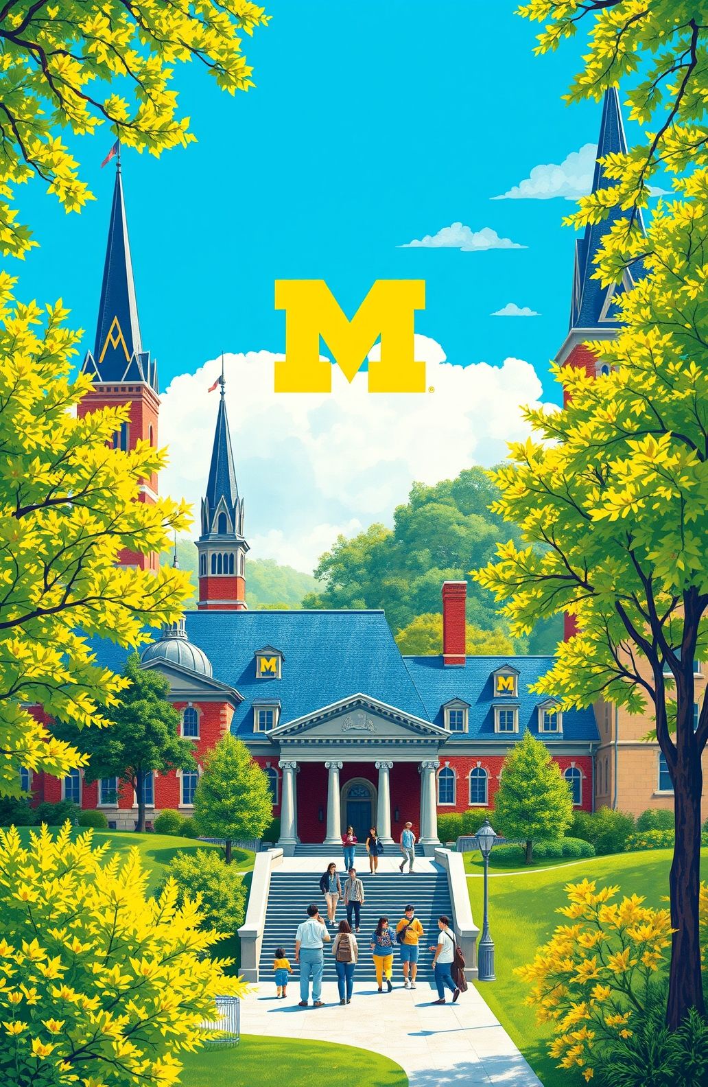 🔥 Free Download University Of Michigan Screensaver Wallpaper by ...