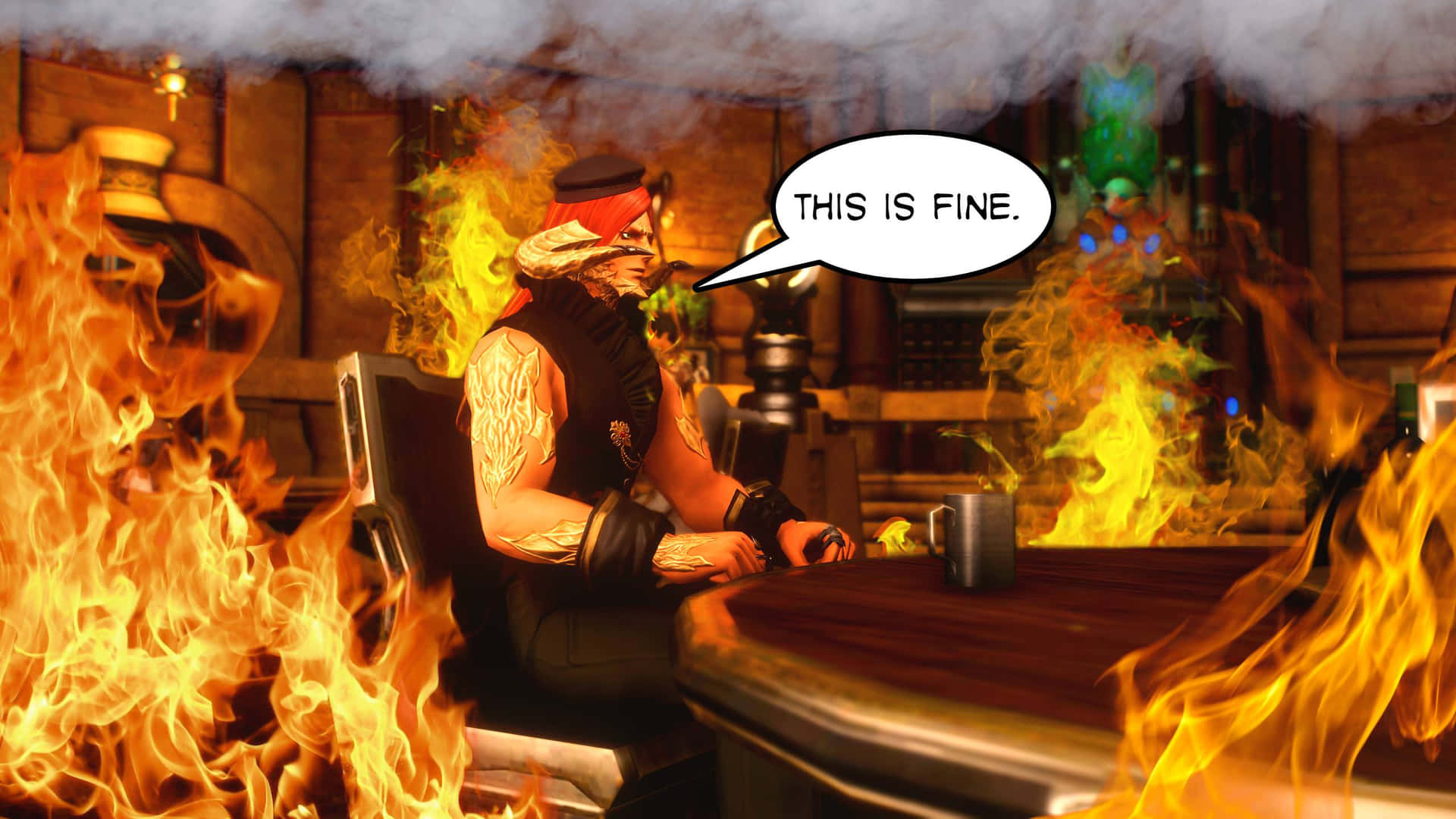 🔥 Free Download This Is Fine Wallpaper by @lmartinez75 | WallpaperSafari