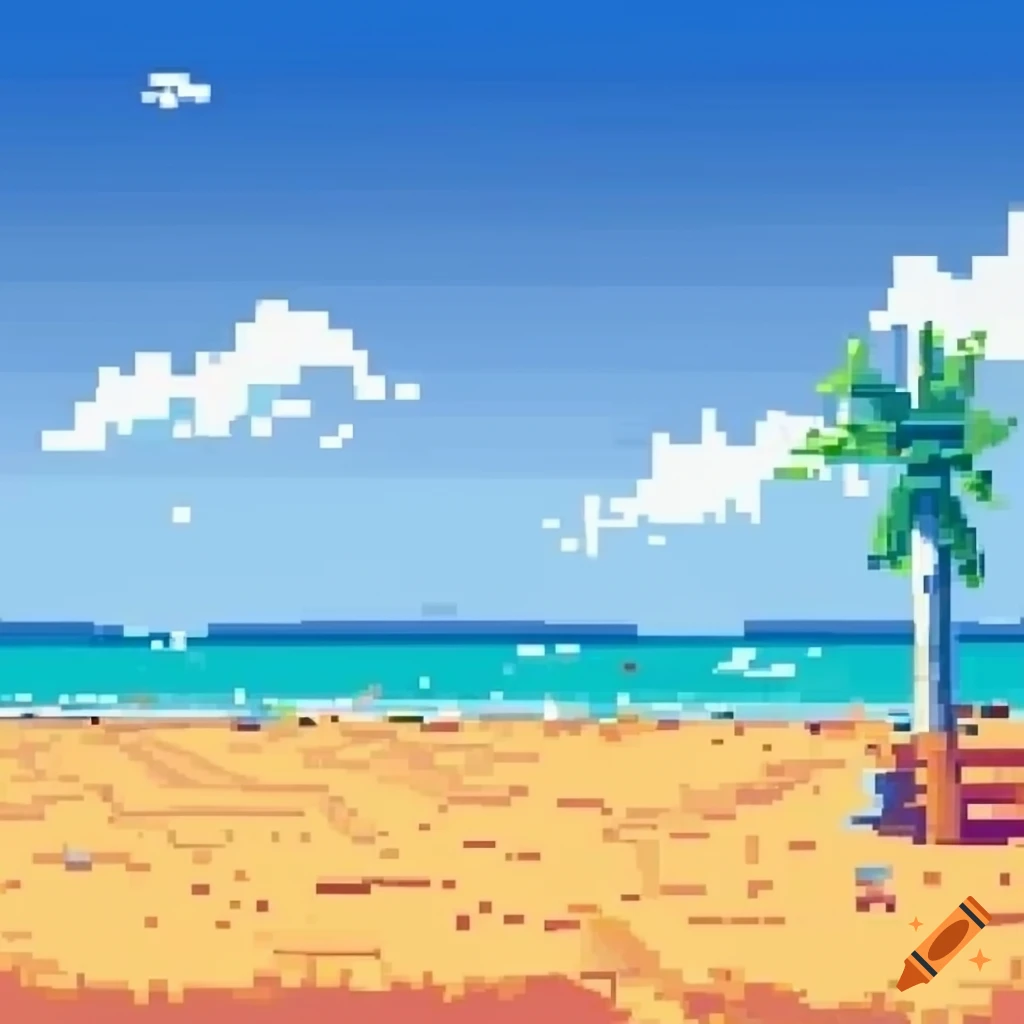 🔥 Download Sonata No On Art Pixel Landscape by @hectorp | Pixel Blue ...