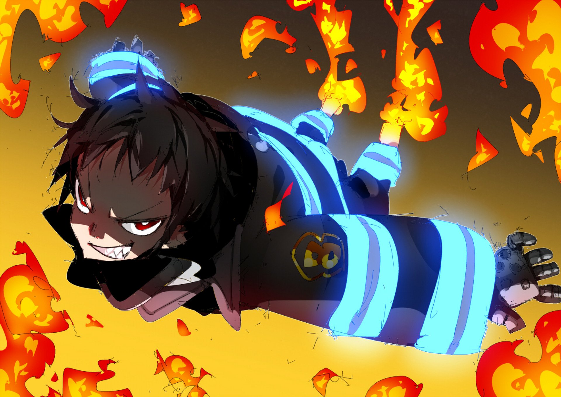 🔥 [50+] Fire Force Wallpapers | WallpaperSafari