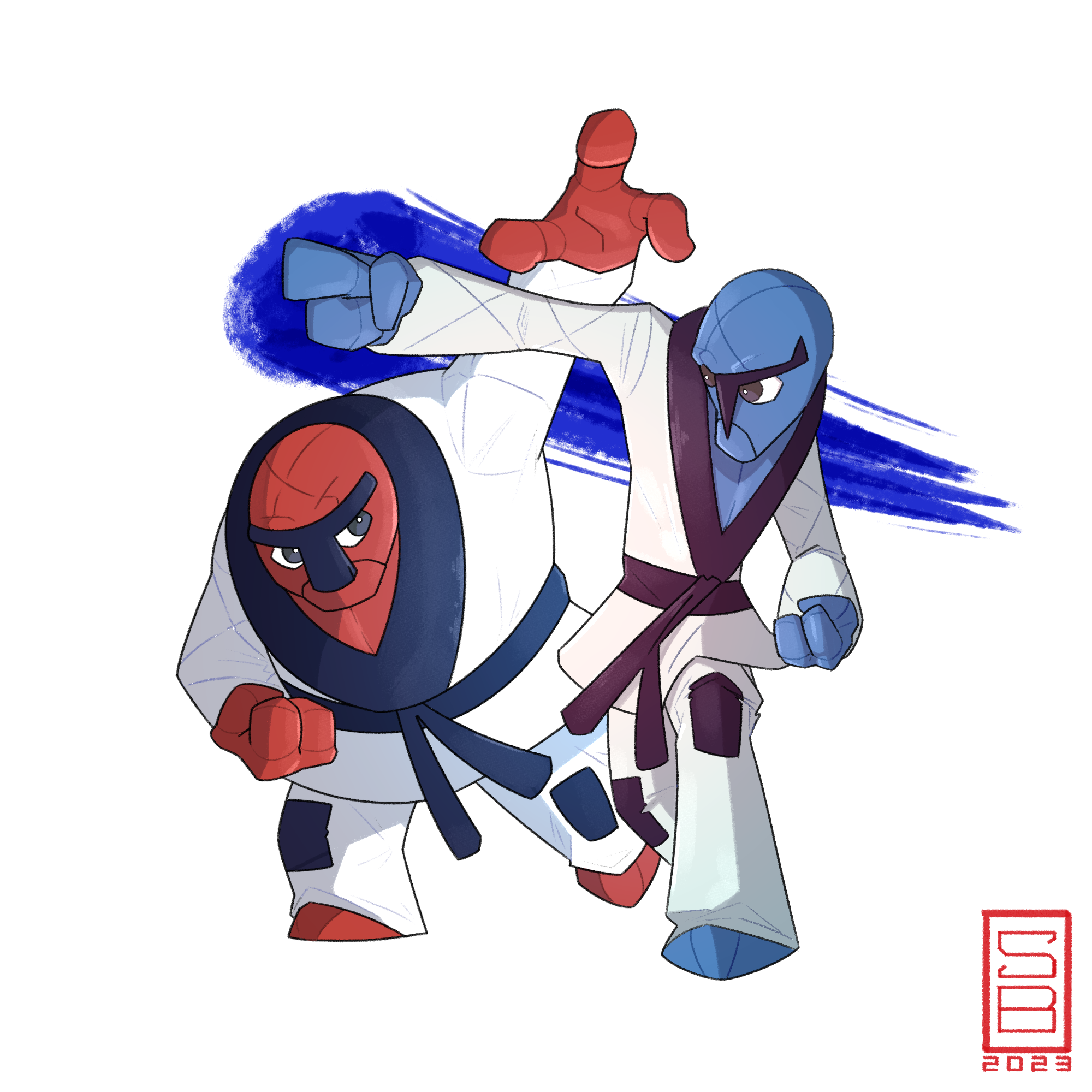 🔥 Free Download Sawk Mega Evolution Wallpaper by @katelynhill ...