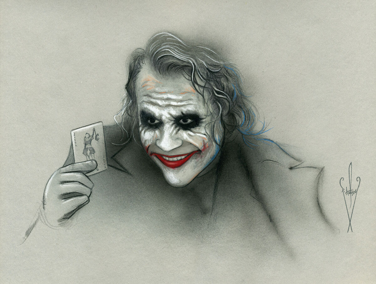 🔥 Free Download The Joker Drawing Wallpaper by @elizabethh69 ...