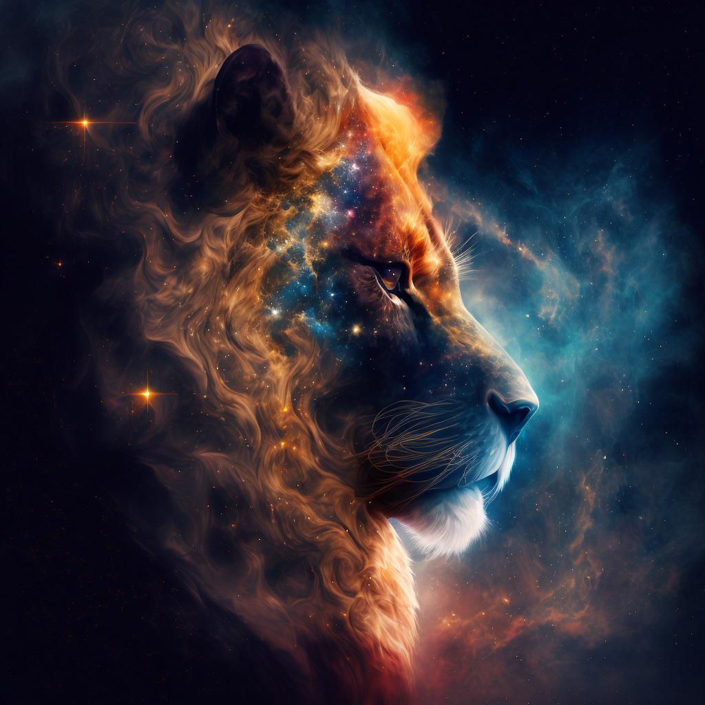 🔥 Free Download Space Lion Wallpaper by @sherrymartin | WallpaperSafari