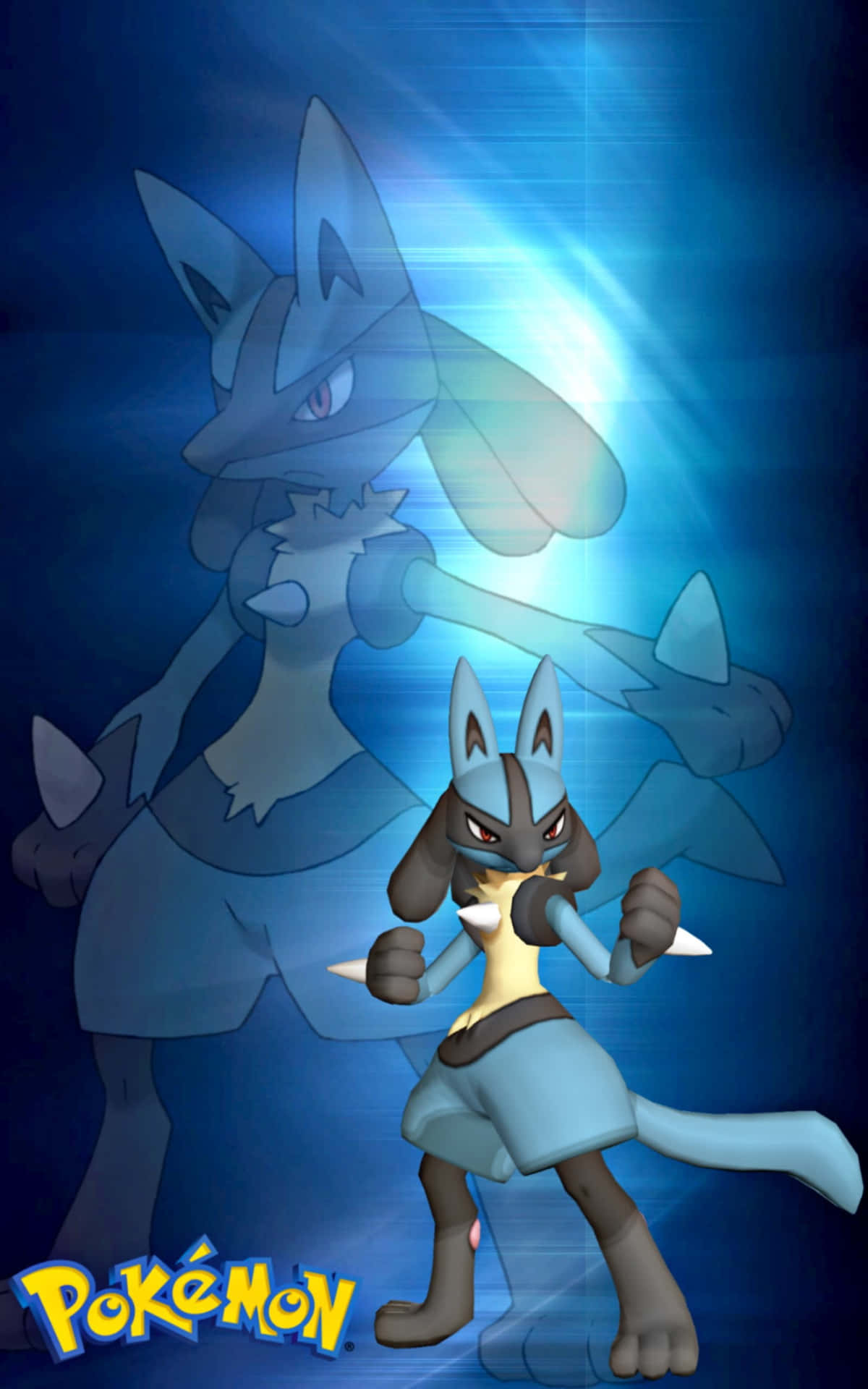 🔥 Free Download Pokemon Lucario With Silhouette Wallpaper by @emmac ...