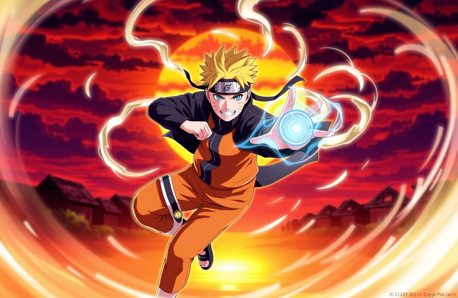 Red Rasengan Wallpaper