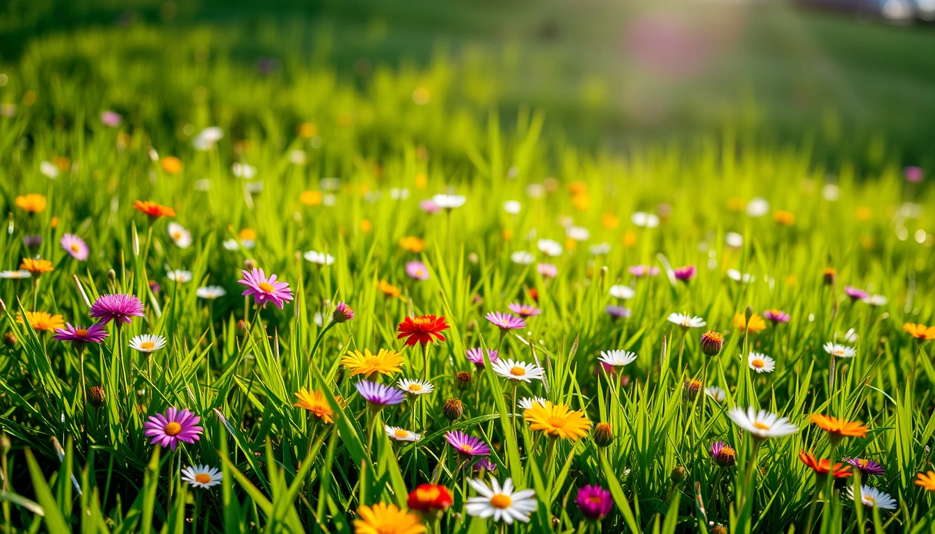 🔥 Free Download Grass And Flower Wallpaper by @loridelgado ...