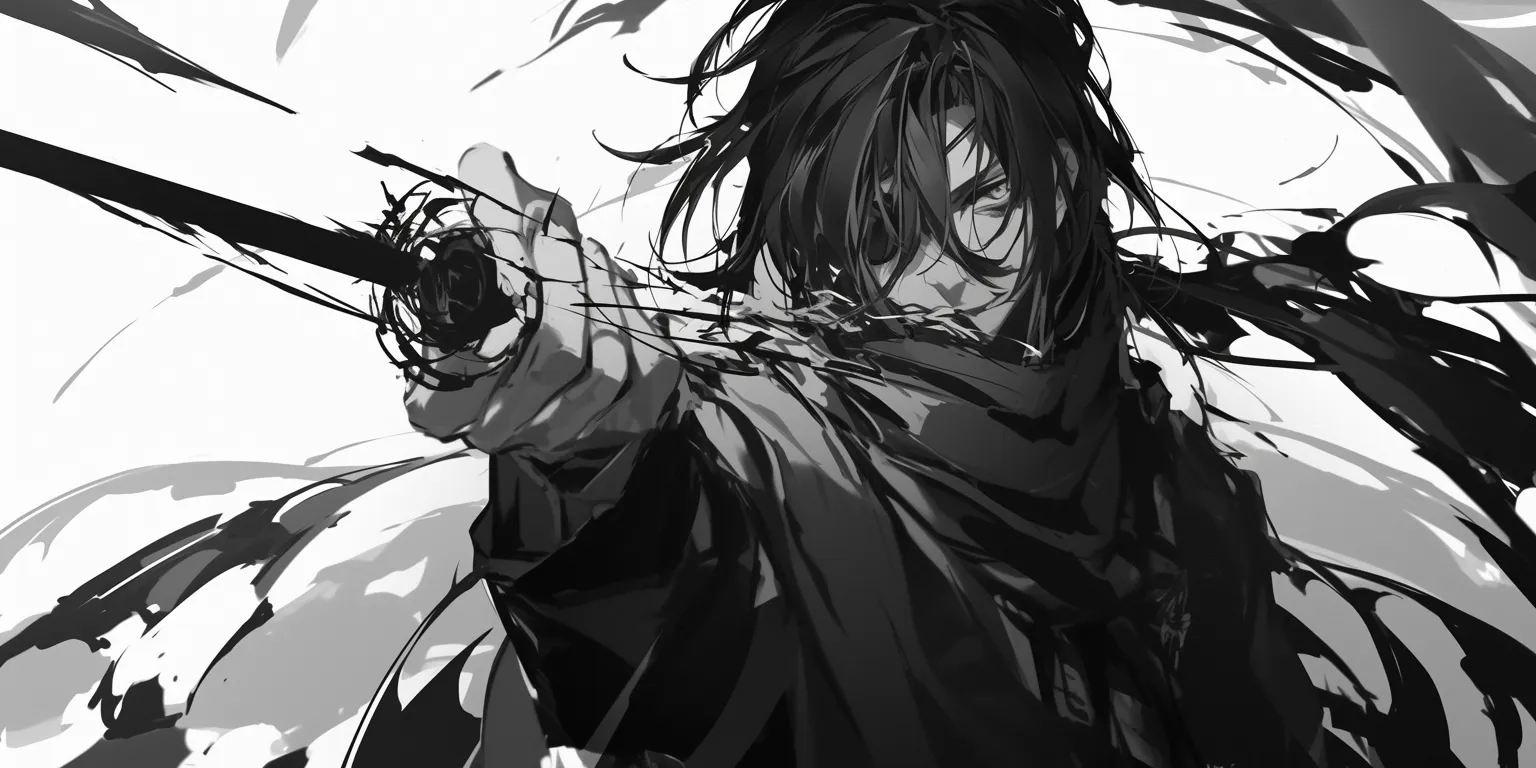 🔥 [50+] Black And White Anime Wallpapers | WallpaperSafari