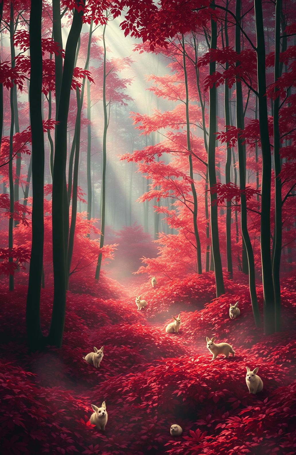 🔥 Free Download Red Forest Wallpaper by @jeanettethomas | WallpaperSafari