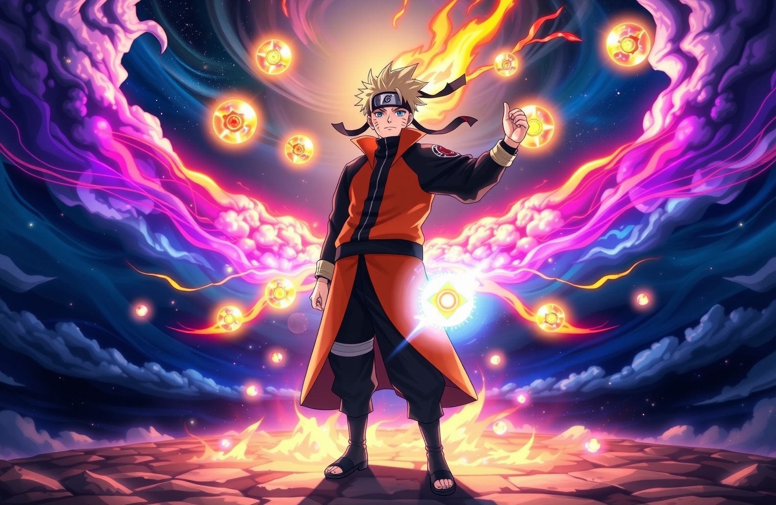 🔥 Free Download Naruto Six Paths Wallpaper by @vanessagarrison ...