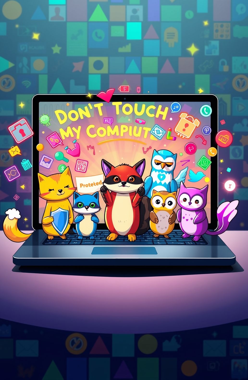 🔥 Free Download Don T Touch My Computer Wallpaper by @sharvey ...