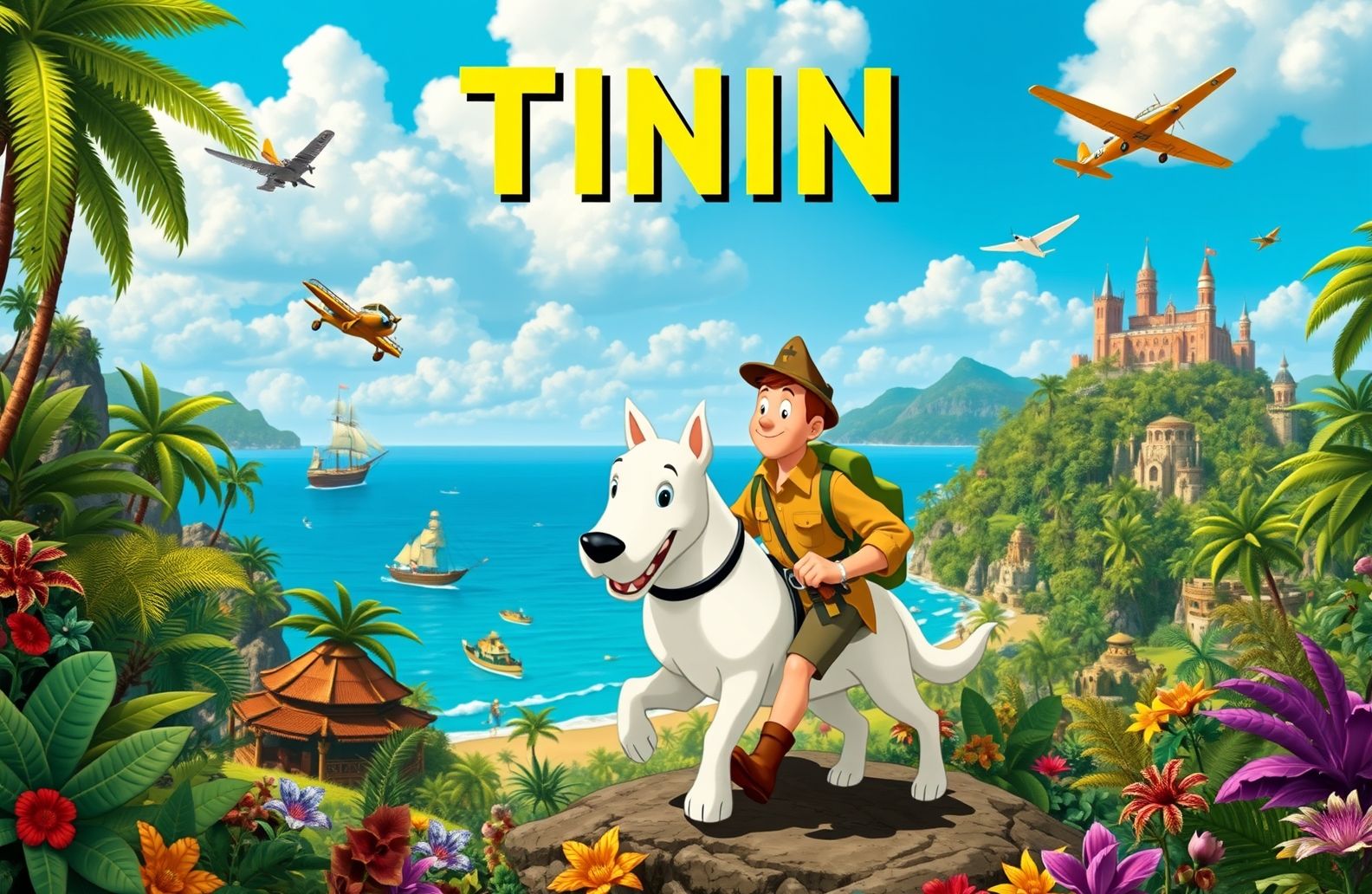 🔥 Free Download Tintin Wallpaper by @jwood66 | WallpaperSafari