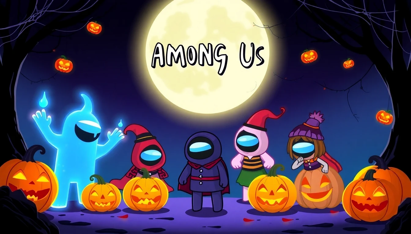 🔥 Free Download Amomg Us Halloween Wallpaper by @christopherhodge ...