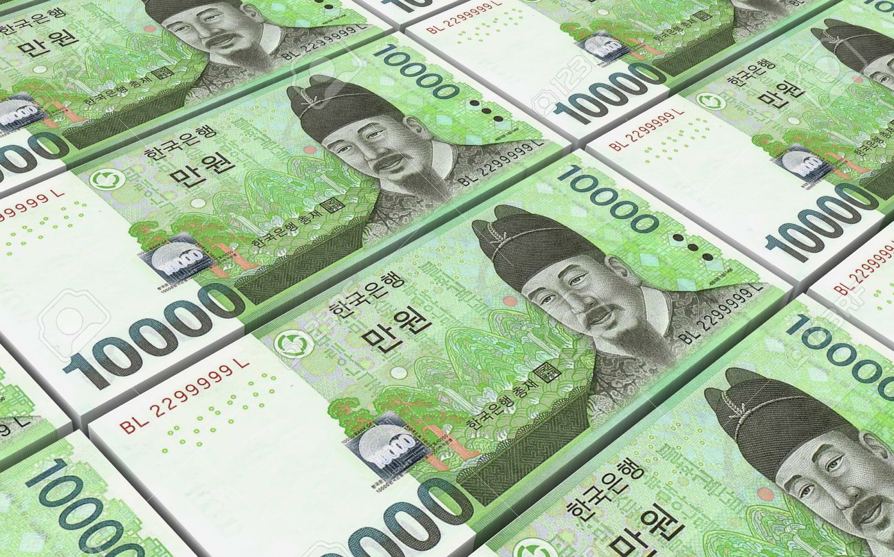 Free download Korean Won Bills Stacks Background 3D Illustration Stock ...