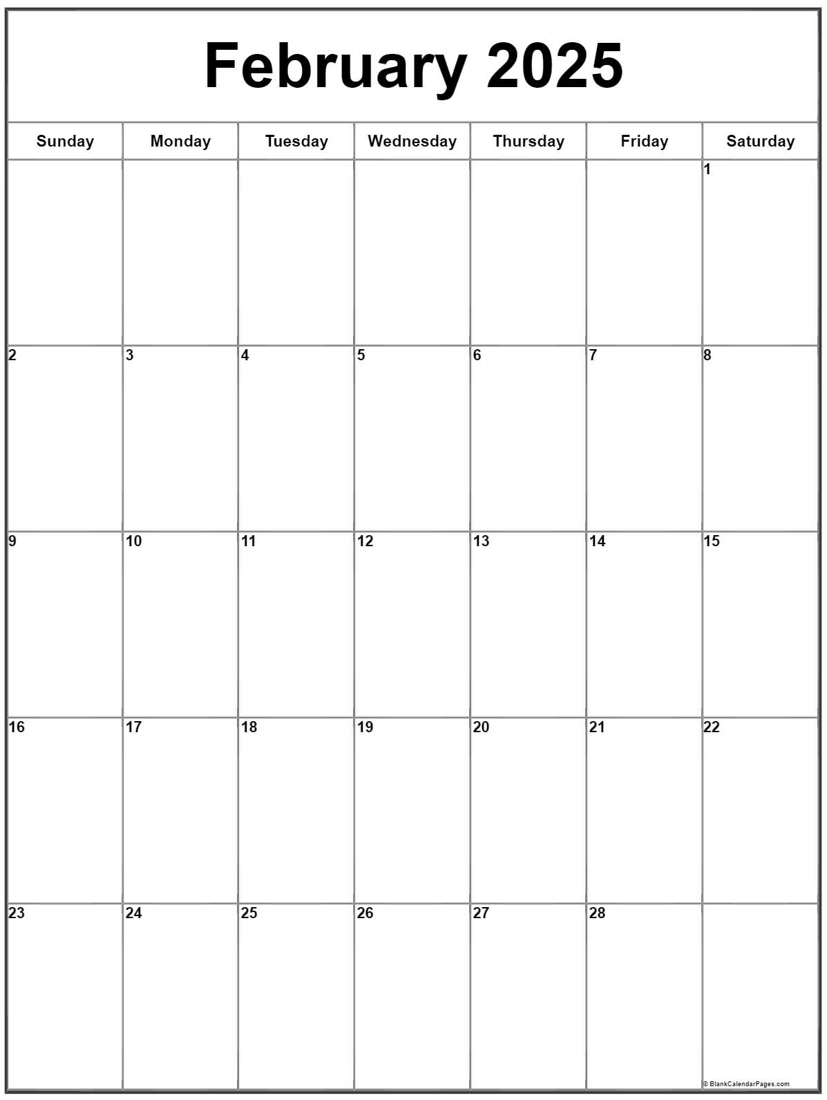 🔥 Free Download Printable Calendar February Vertical And Horizontal ...