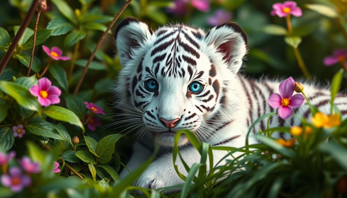 🔥 Free Download Baby White Tiger Wallpaper by @robertl | WallpaperSafari