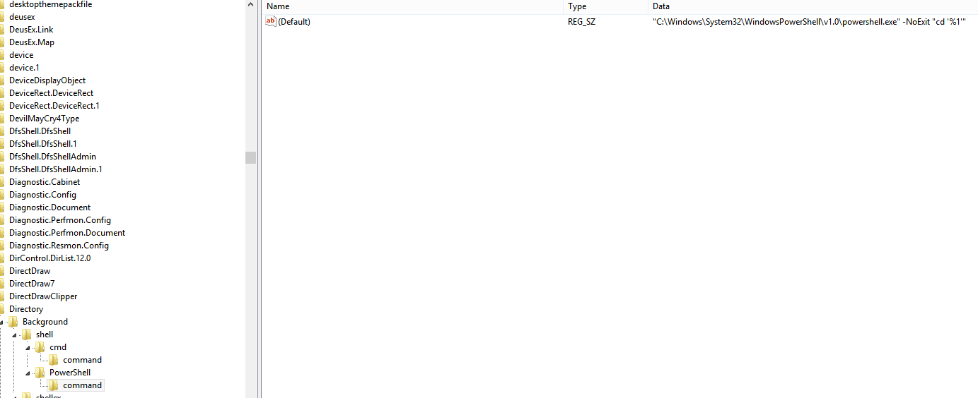 Free download registry Open PowerShell here in background directory ...