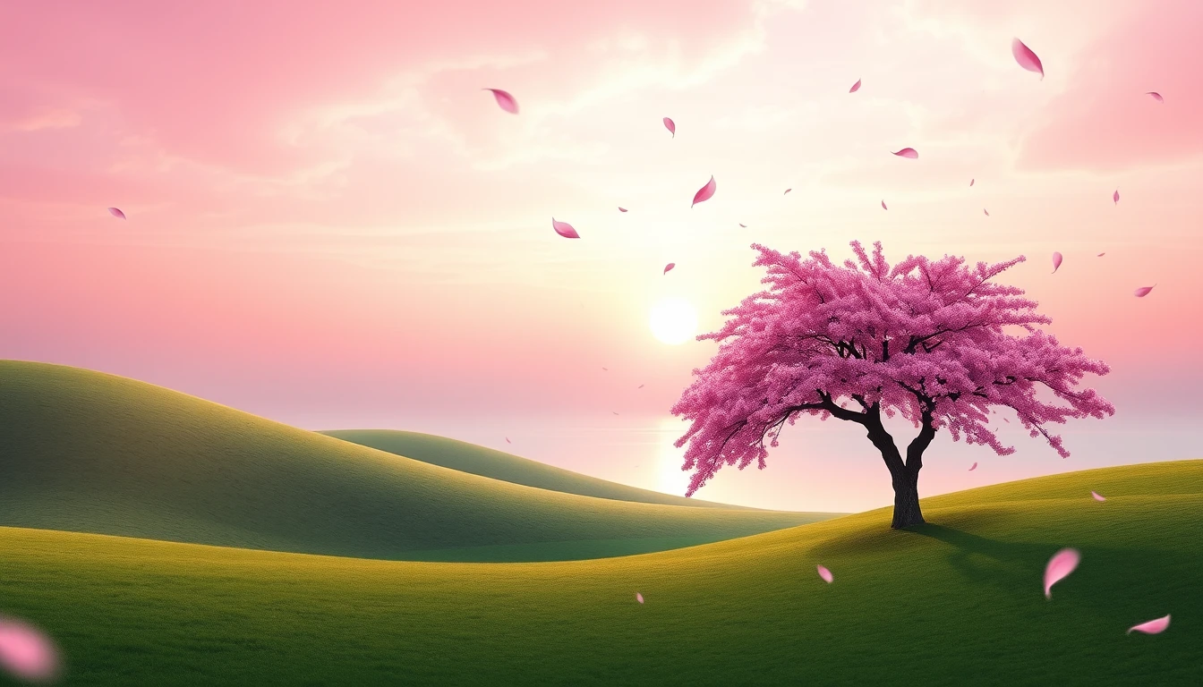🔥 [90+] Pink Tree Wallpapers | WallpaperSafari