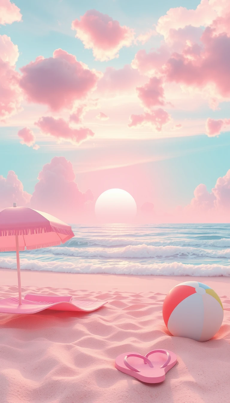 🔥 Free Download Pink Girly Beach Wallpaper by @curtispatterson ...