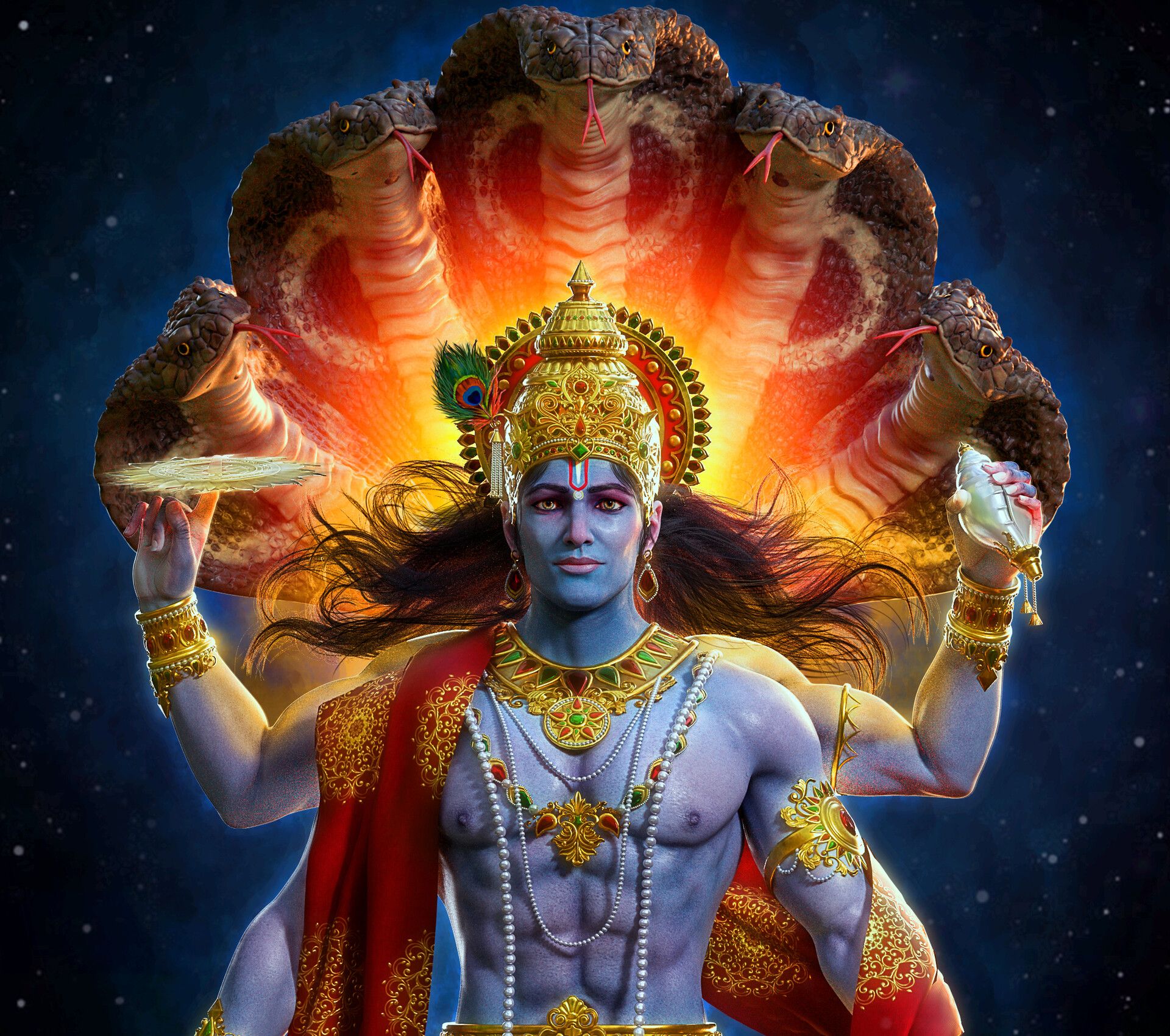 🔥 [40+] Lord Vishnu Wallpapers | WallpaperSafari
