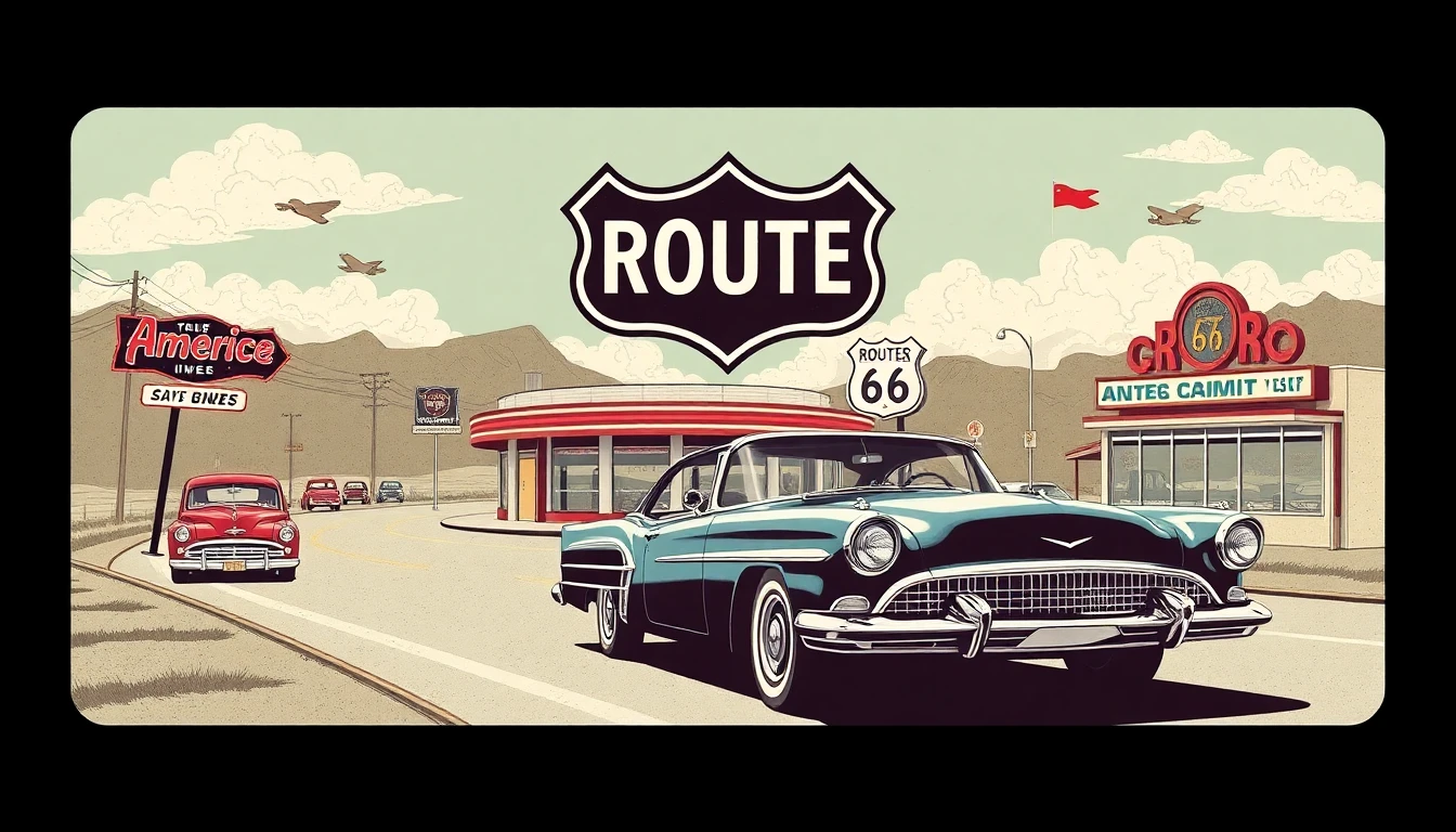 🔥 [40+] Route 66 Wallpapers Vintage | WallpaperSafari