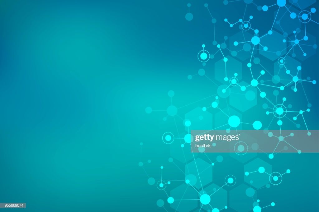 🔥 Free Download Molecular Structure Background Abstract With Molecule ...