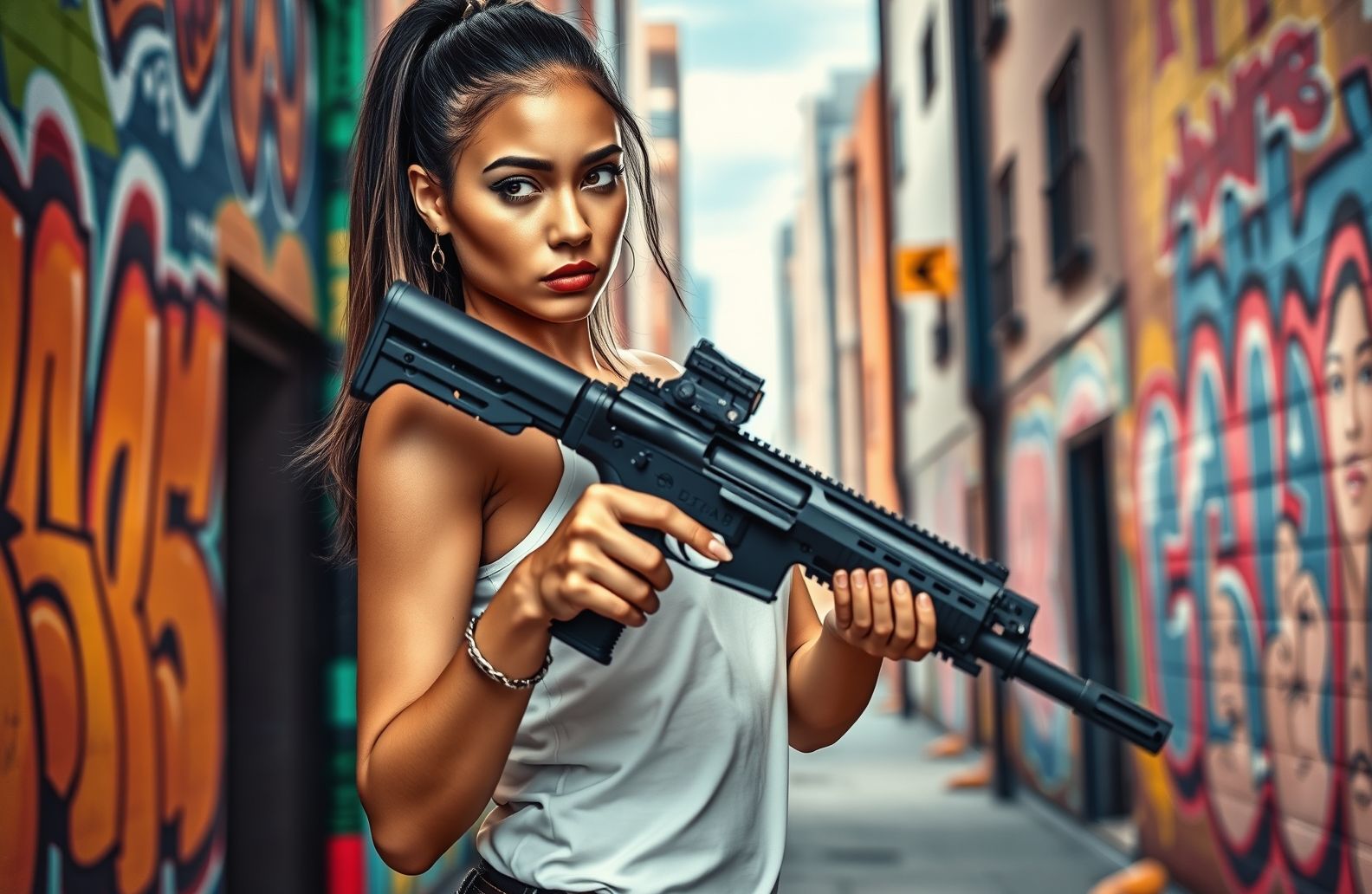🔥 [50+] Girls With Guns Wallpapers | WallpaperSafari