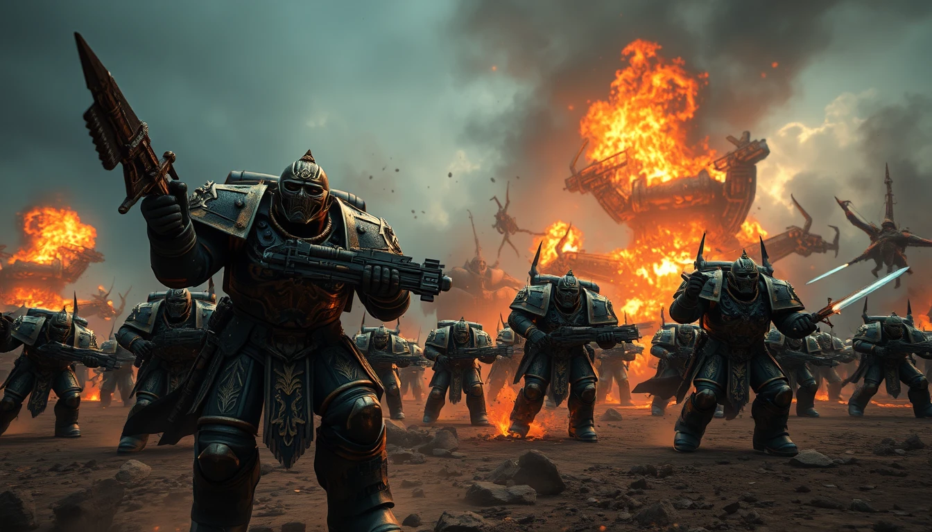 🔥 Download Warhammer 40k HD Wallpaper by @felician on WallpaperSafari