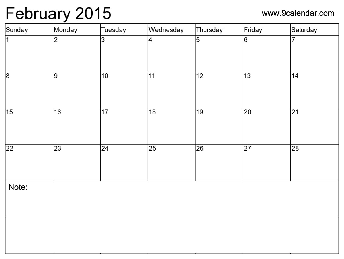 February Calendar 2015 Wallpaper - WallpaperSafari