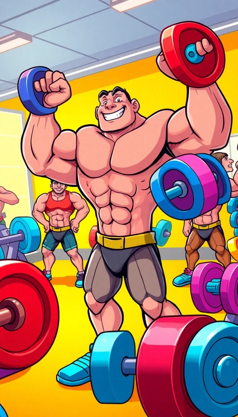 🔥 [60+] Cartoon Bodybuilding Wallpapers | WallpaperSafari