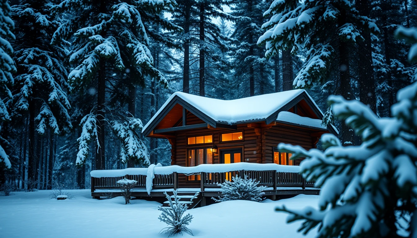 🔥 Free Download Winter Cabin Wallpaper Image by @amartinez ...
