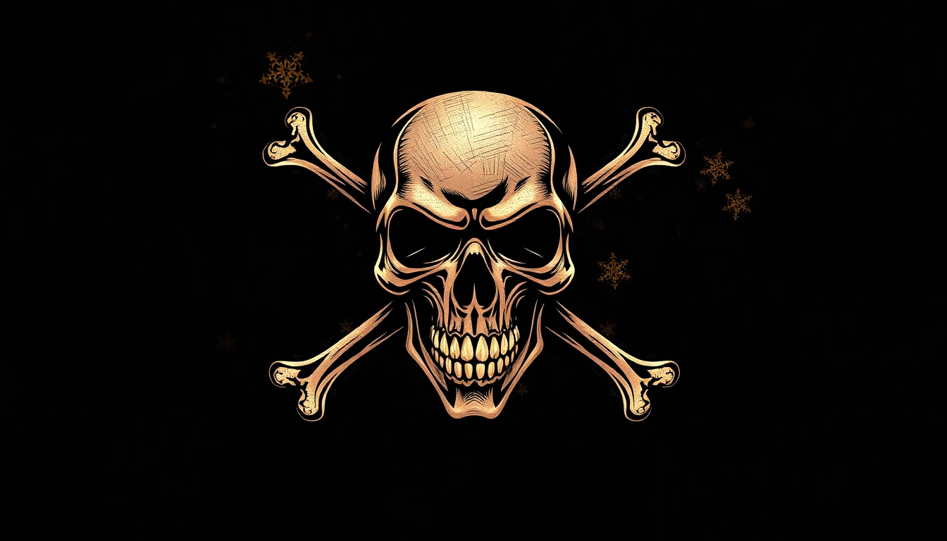 🔥 Free Download Skull Crossbones Wallpaper by @laurenevans ...
