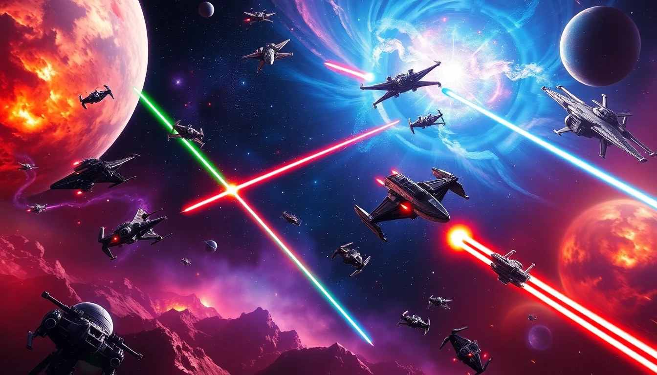 🔥 Free Download Star Wars Space Fight Background by @coryl ...