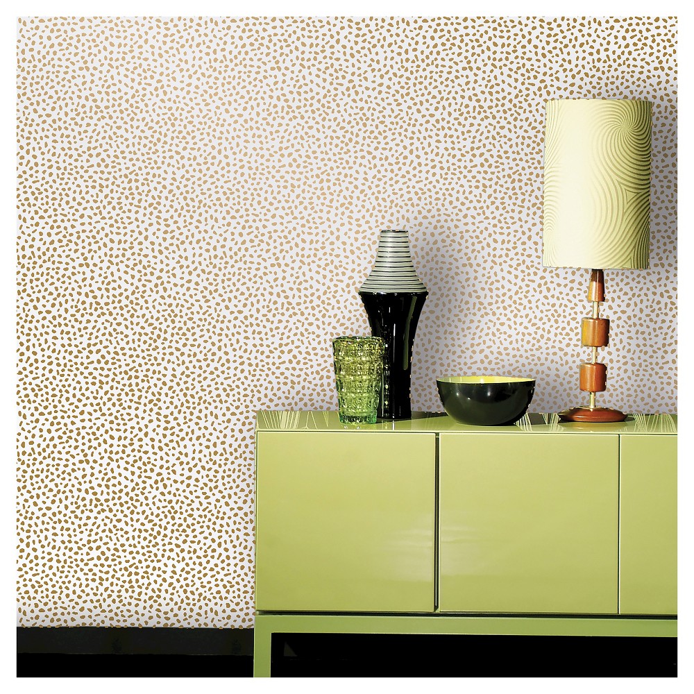 🔥 Free Download Devine Color Speckled Dot Peel Stick Wallpaper Karat ...
