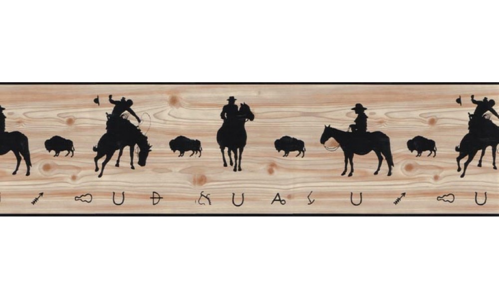 Saddle Horse Wallpaper Border