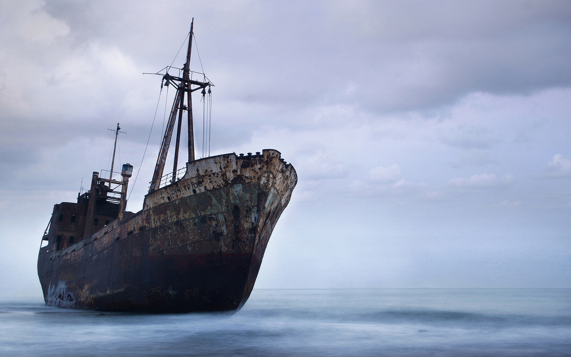 🔥 Free Download Ship Abandon Deserted Rust Beached Ocean Wallpaper Hd ...