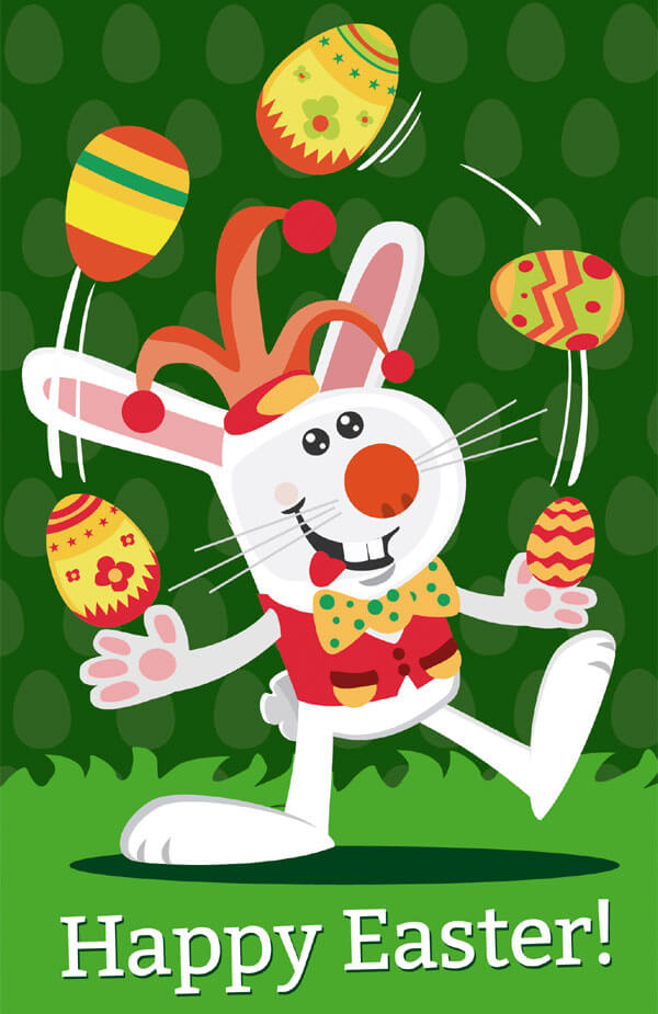 🔥 Free Download Easter Jester Rabbit Juggling Background by @vsolomon91 ...