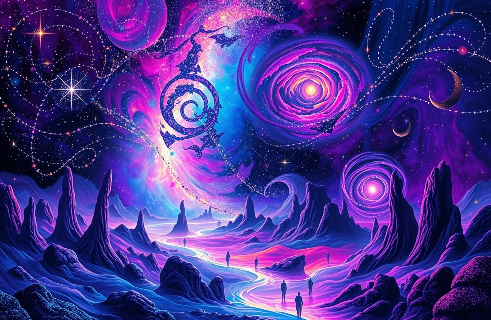 🔥 Free Download Trippy Space Wallpaper by @kellyrodriguez | WallpaperSafari