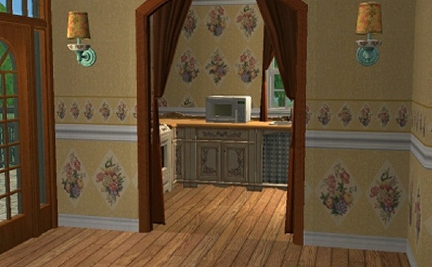 Country Kitchen Wallpaper