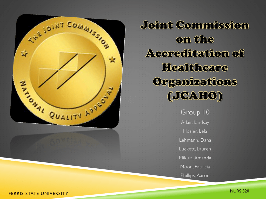 🔥 Free Download Joint Commission On The Accreditation Of Healthcare ...