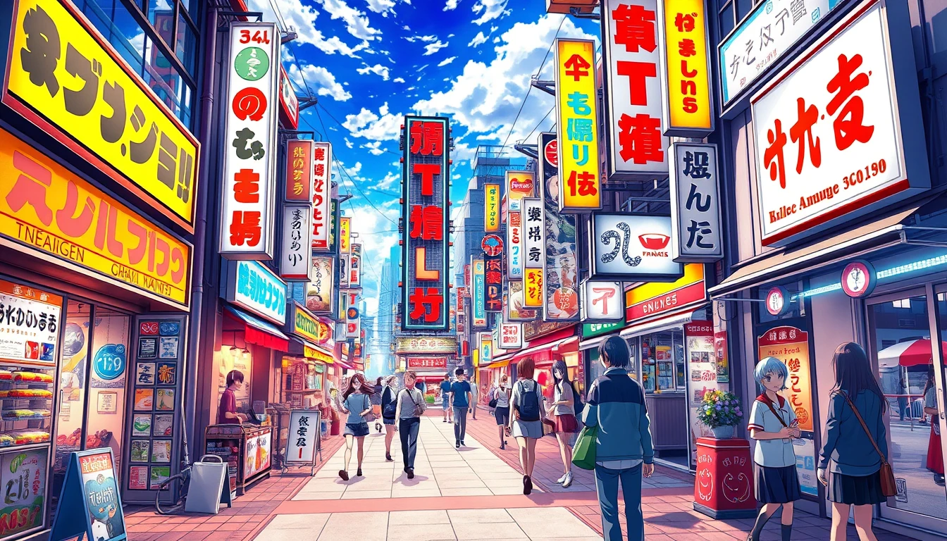 🔥 Free Download Japanese Anime Street 1080p Wallpaper by @darrenh ...