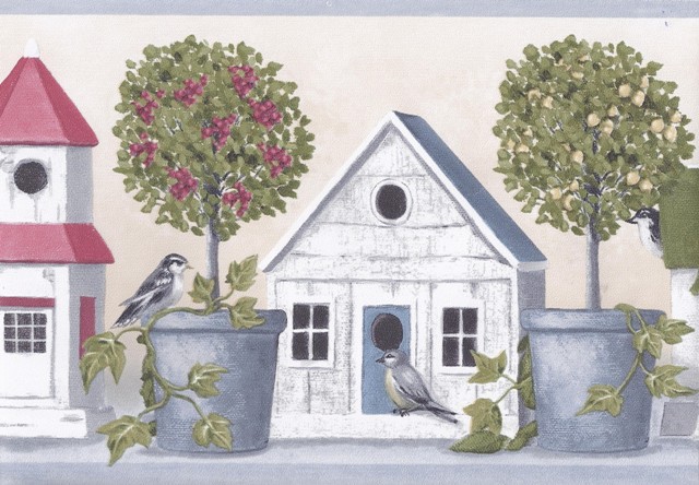 Free download Birdhouse Black Wallpaper Border Wallpaper Borders ...