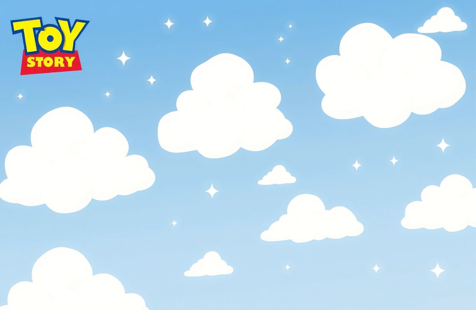 Toy Story Logo Clouds Thinkway Toy Story Collection Buzz Lightyear