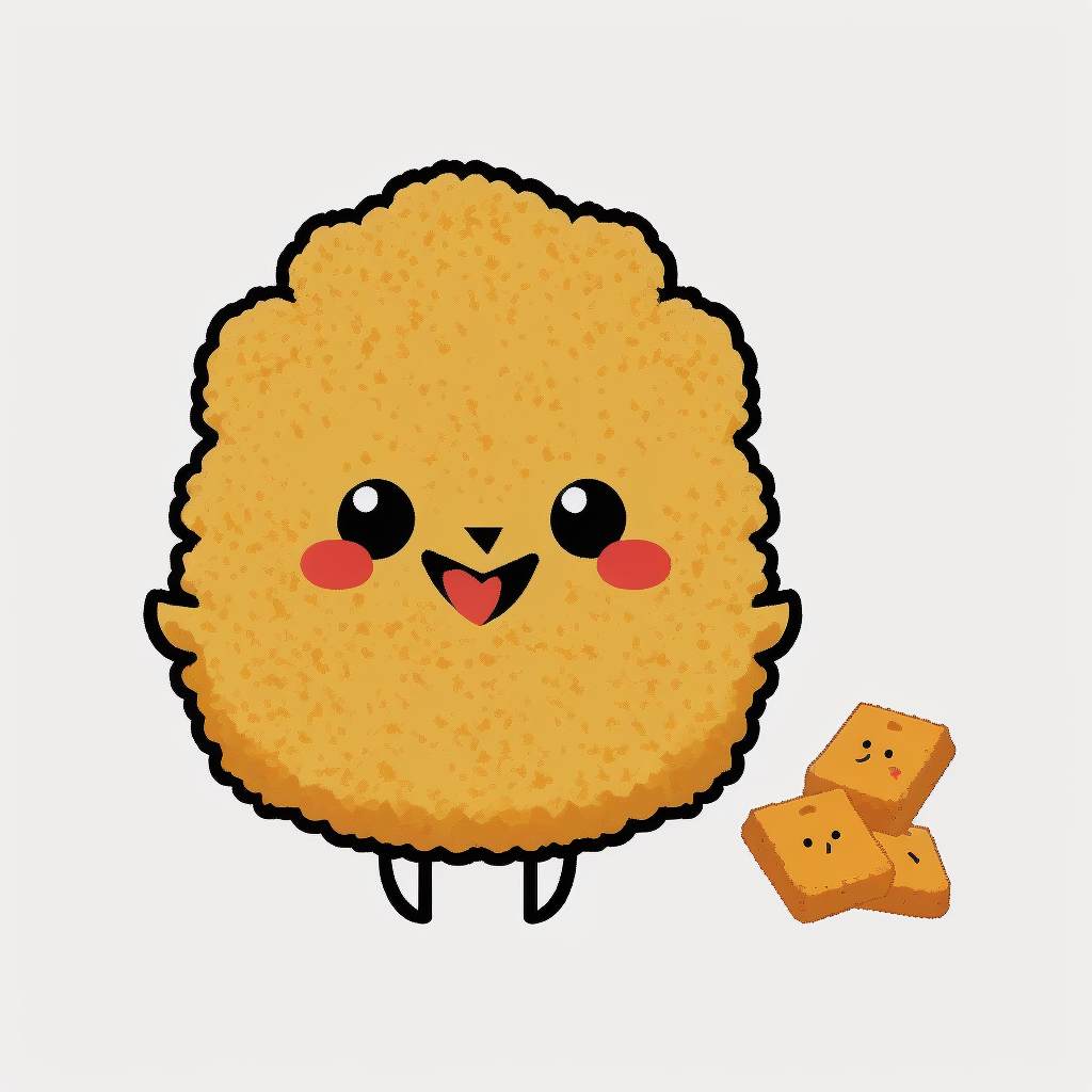 🔥 Free Download Cute Chicken Nugget Clipart Wallpaper by @sherryb ...