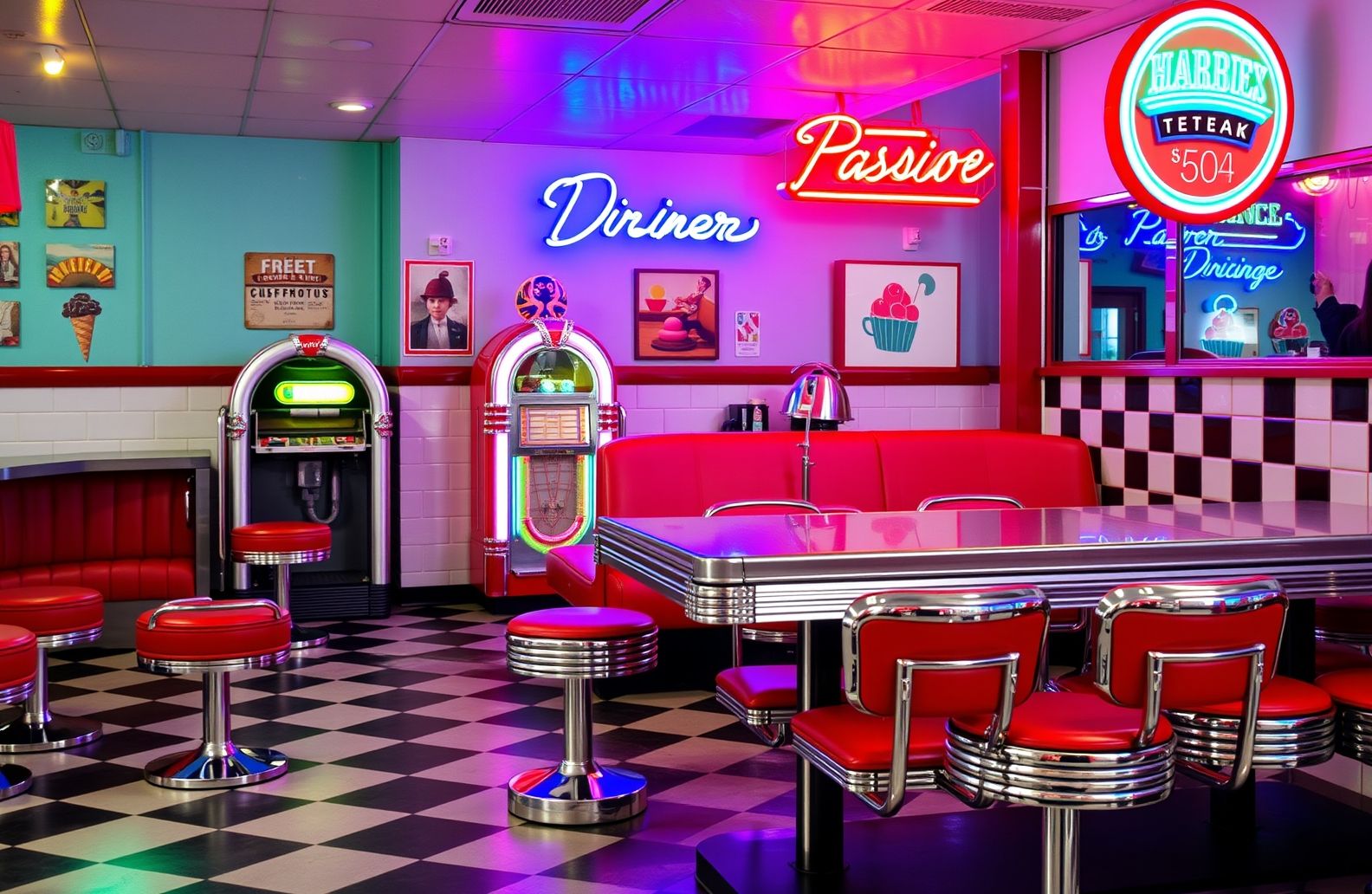 🔥 Free Download 50s Diner Image Picture Code by @jerryc93 | WallpaperSafari