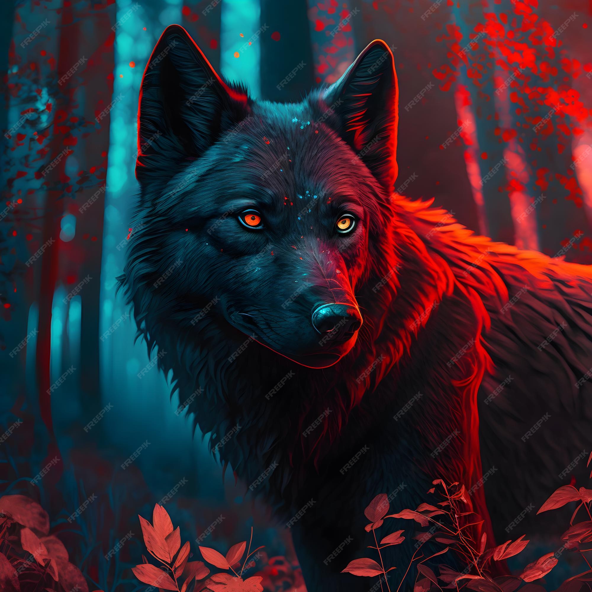 🔥 [40+] Cool Black Wolf Wallpapers | WallpaperSafari